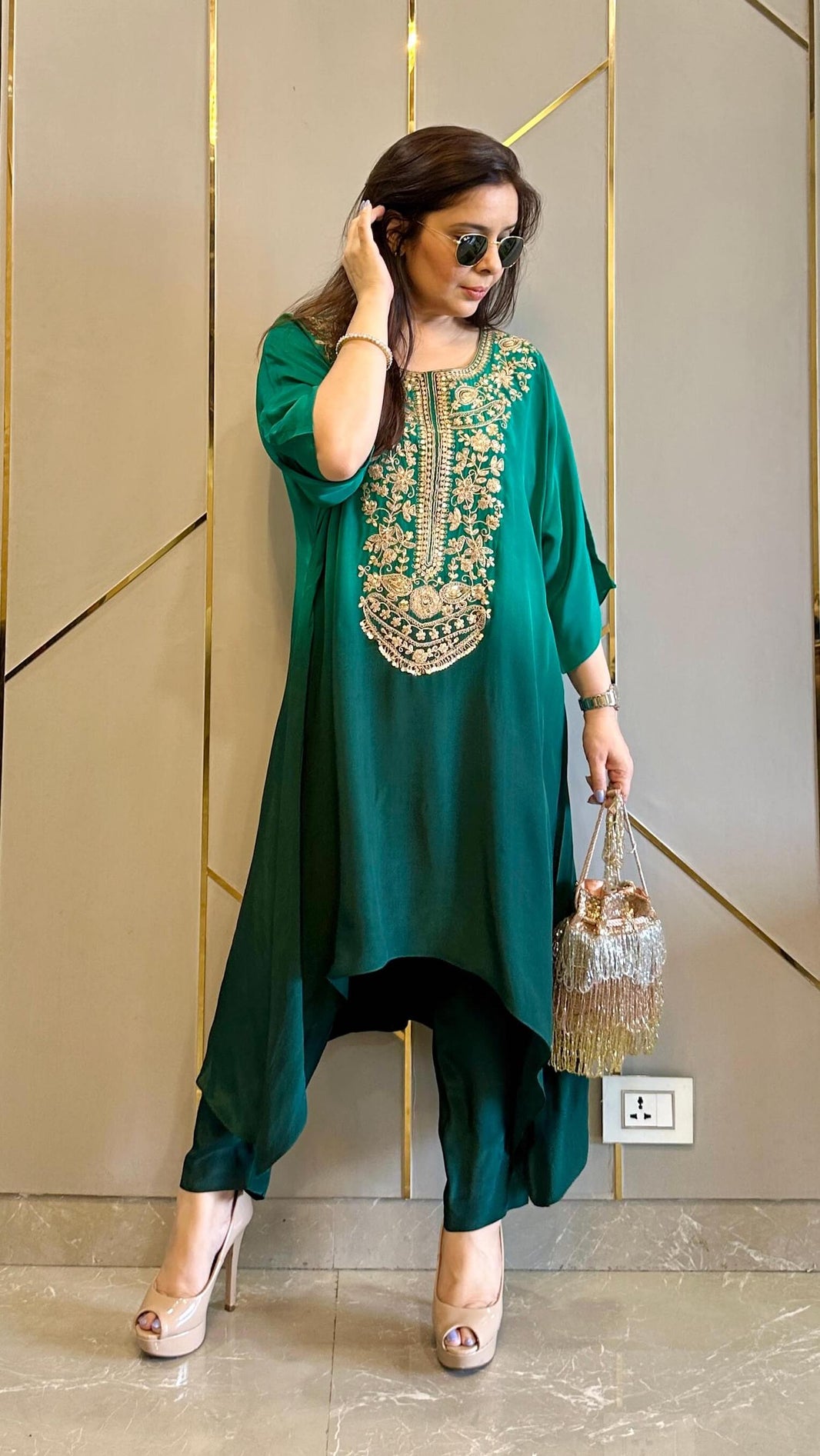 Phirans And Embroidered Coords – Kylee